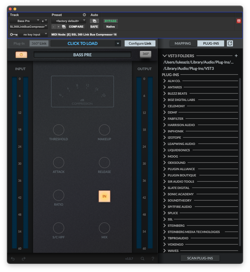 SSL 360 Link Bus Compressor - User Guide – SSL Support