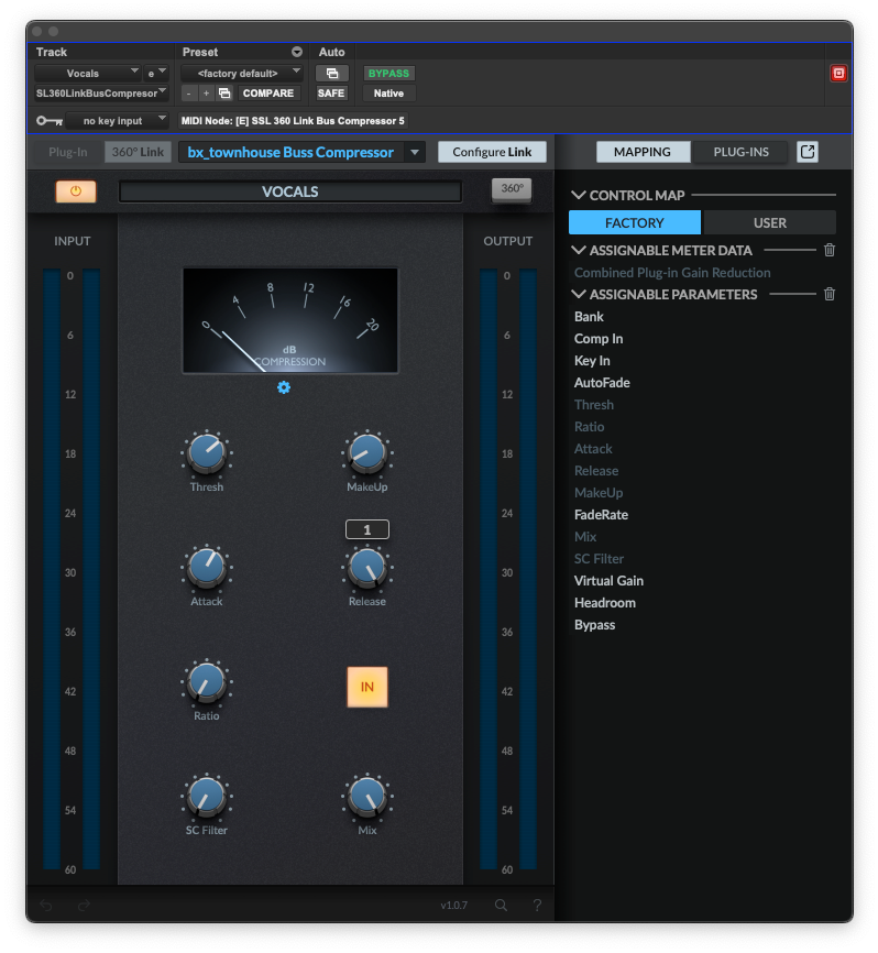 SSL 360 Link Bus Compressor - User Guide – SSL Support